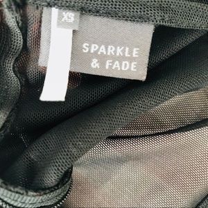 Sparkle & Fade | Dresses | Black And Gold Lace Mini Dress | Poshmark